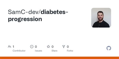 Github Samc Dev Diabetes Progression