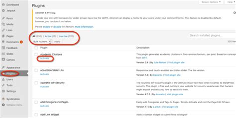 WordPress Plugins Help