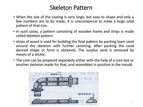 casting pattern types pattern materials ppt