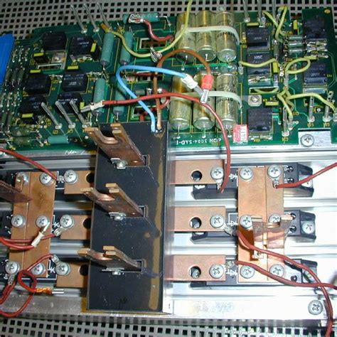 Disassembled Line Commutated Rectifier Inverter With Measurement And