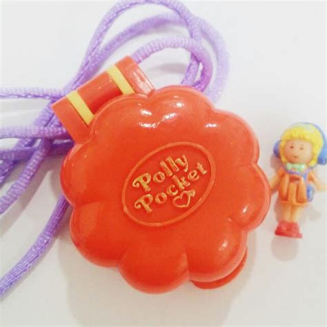 Polly Pocket Locket Necklace Rare Polly In Her Music Room Complete Set