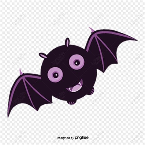 만화 일러스트 스타일 귀여운 박쥐 할로윈응시포유류 Png 일러스트 무료 다운로드 Lovepik
