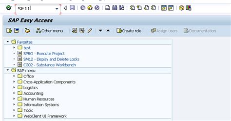 SAP TECH Database View
