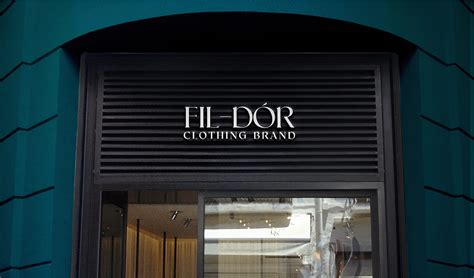 Fil Dor Luxury Clothing Brand On Behance