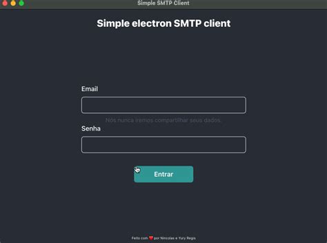 GitHub YuryRegis Electron Smtp Client A Simple Client SMTP With Electron JS