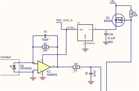 Msp430f5328 Avcc Voltage Spikes Influence Voltage At Adc Input Pin