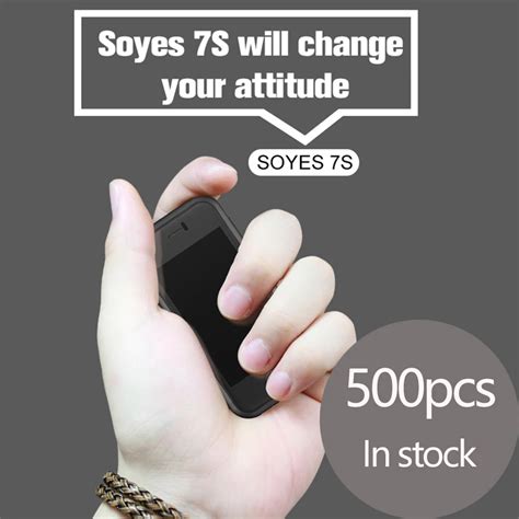 Super Mini Android Smart Phone SOYES 7S MTK Quad Core 1GB 8GB 5 0MP