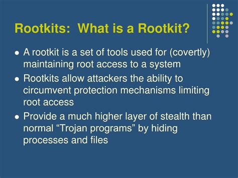 Ppt Rootkits Powerpoint Presentation Free Download Id4200027
