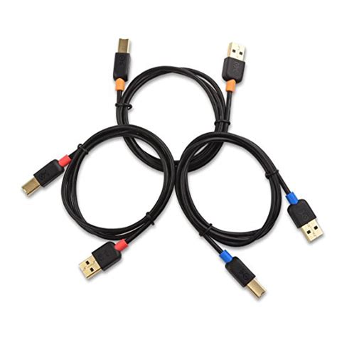 Cable Matters Pack Usb Cable Usb Printer Cable Ft Usb A To B Cable Usb Cable
