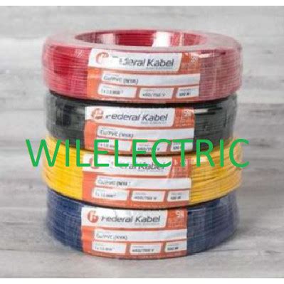 Jual Federal Kabel Listrik Tunggal Serabut NYAF 4 Mm 4mm 100m Rol