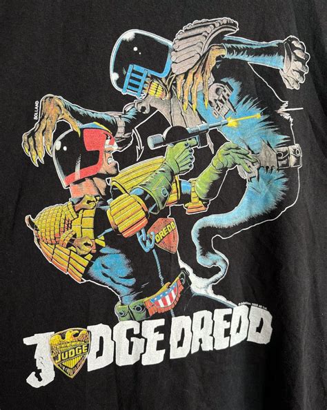 Comics × Movie × Vintage Vintage Judge Dredd Comics T Shirt Grailed