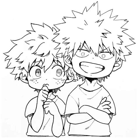 Chibi Deku Coloring Pages Pagine Da Colorare Per Adulti Libri Da