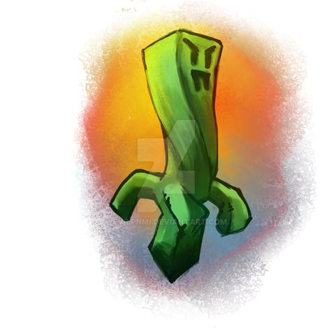 WIP Minecraft Texture Pack Painting Creeper By EvilPNMI On DeviantArt