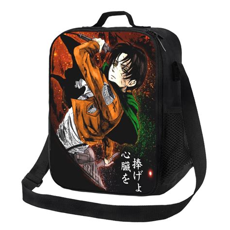 Attack On Titan Lunch Bag Lunch Box Lightweight Durable Lunch Tote Bag
