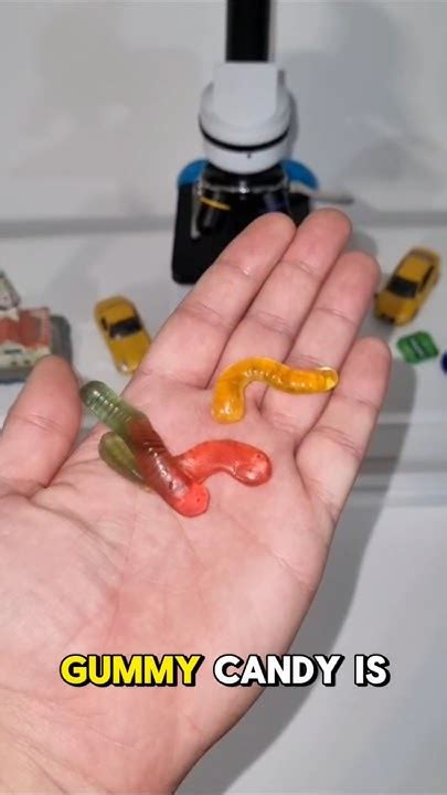 Gummy Candy Under The Microscope Whats Really Inside 🍬🔬 Shorts Microscope Candy Youtube