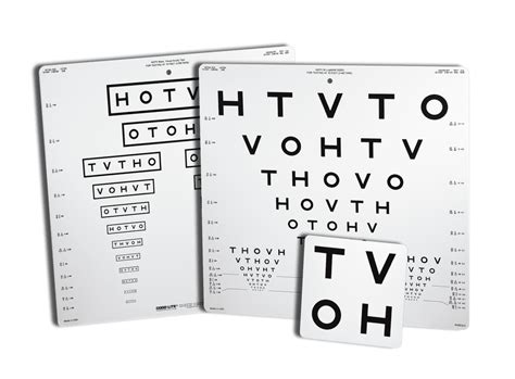 Hotv Pediatric Eye Chart For The Wall Vitop