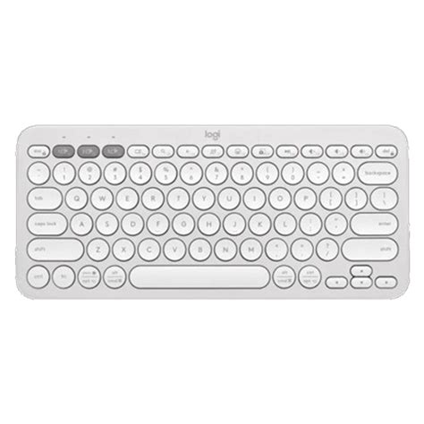 คีย์บอร์ดไร้สาย Logitech Bluetooth Keyboard Multi Device K380s White