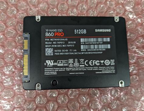 Samsung SSD 860 PRO 512GB SATA 2.5" V-NAND | Kaufen auf Ricardo