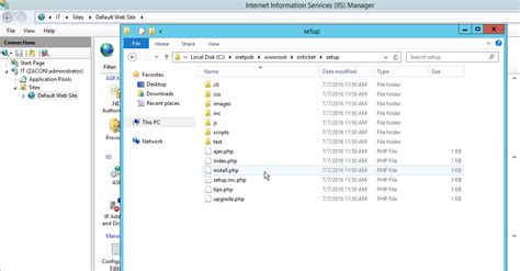 เรียก Iis บน Windows Server หน้า Indexphp ไม่ขึ้น Osticket