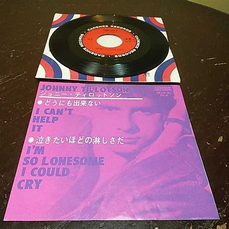 【やや傷や汚れあり】希少盤 Ep ジョニー・ティロットソン どうにも出来ない 泣きたいほどの淋しさだ Fs 6 Johnny