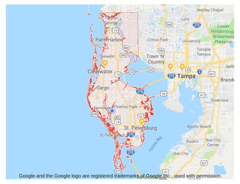 Clearwater Fl Zip Code Map United States Map