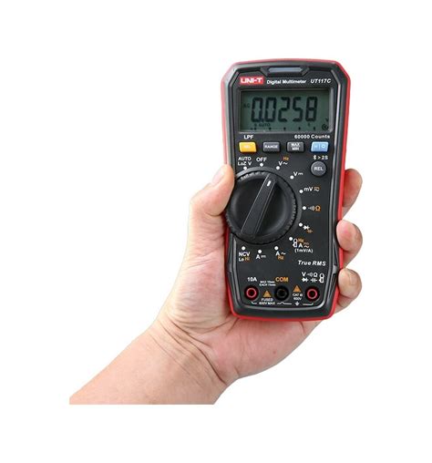 Unit Ut 117c Ac Dc 600v 10a Yüksek Hassasiyetli True Rms Dijital Multimetre