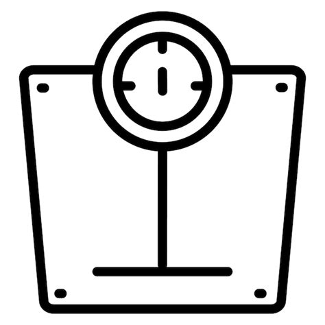 Premium Vector Weight Scale Vector Illustration