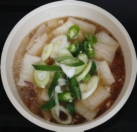백종원 맑은 오징어무국 끓이기