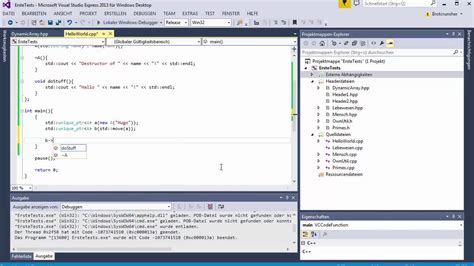 C Tutorial 105 Smart Pointer Uniqueptr German Youtube