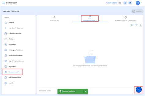 Create Consumers OAUTH Help Center Fracttal