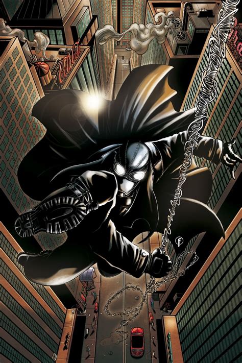 Spiderman Noir Fan Art Spider Man Noir Color By Riccardo Fasoli