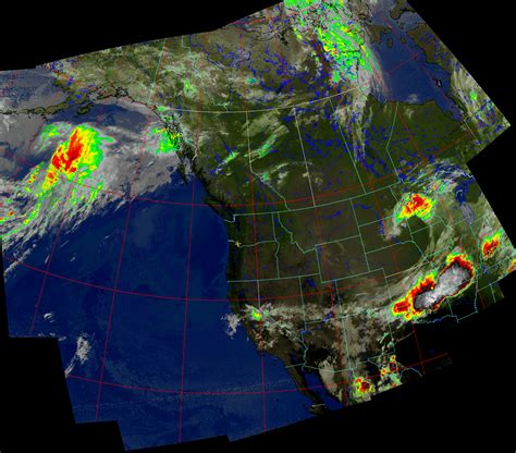 Noaa Apt Evening Composite Ramateursatellites