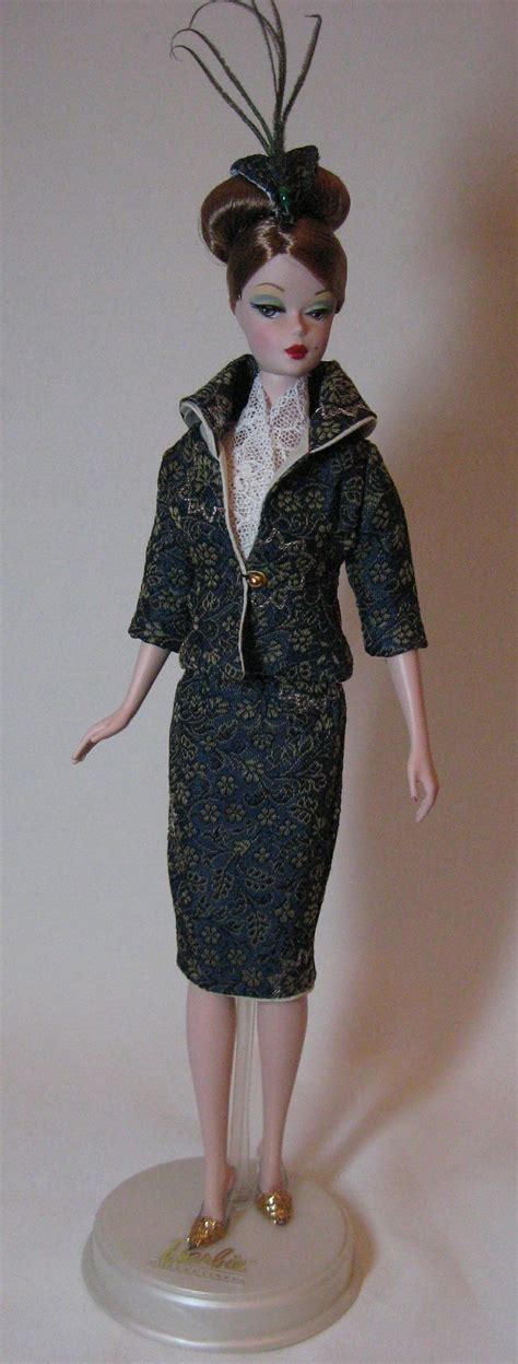 Ravishing In Rouge Silkstone Is Modeling An Indian Brocade Green Suit