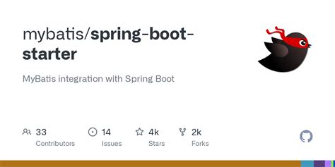 Issues Mybatis Spring Boot Starter GitHub