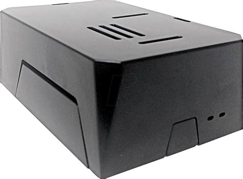 Rpi4 Case Secure Case For Raspberry Pi 4 Black At Reichelt Elektronik