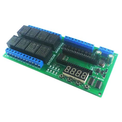 8ch Rs485 Simple Plc Io Expanding Board Multifunction Delay Relay