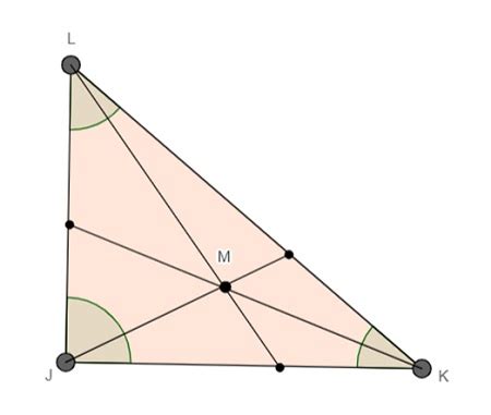 Constructing The Incenter Of A Triangle Practice Geometry Practice Problems Study Com