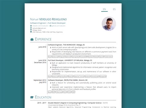 GitHub Nahuelverdugo Another Awesome React Cv A React Project Based On Another Awesome CV