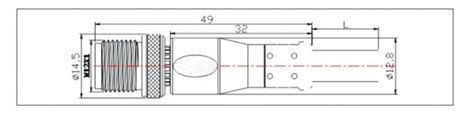 m12 shielded male cable connector qh industrial