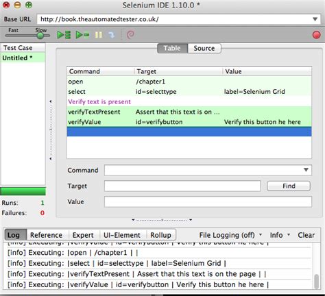 Testhead Practicum Selenium 2 Testing Tools Beginners Guide Getting Started With Selenium Ide