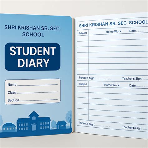Perfect Bound Soft Cover Student Diary A5 Sheet Size At ₹ 25piece In