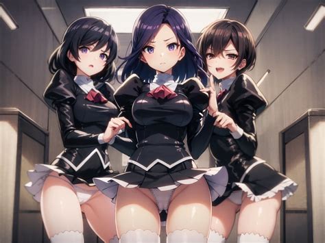 Black Delmo Aika And 1 More Drawn By Kokuugzty2223 Danbooru