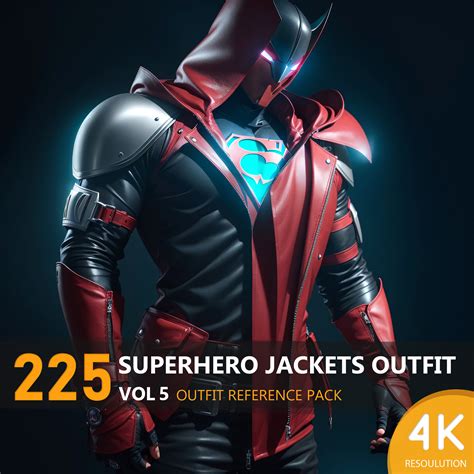 Artstation Superhero Jackets Outfit Design Collection Vol5 4k Outfit