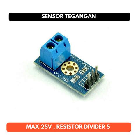 Jual Sensor Tegangan Voltage Divider Precision Presisi Module Pembagi Tegangan 0 25v Shopee