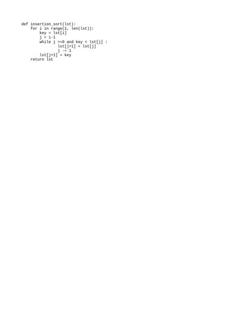 Tri Par Insertion Fonction Code Pdf