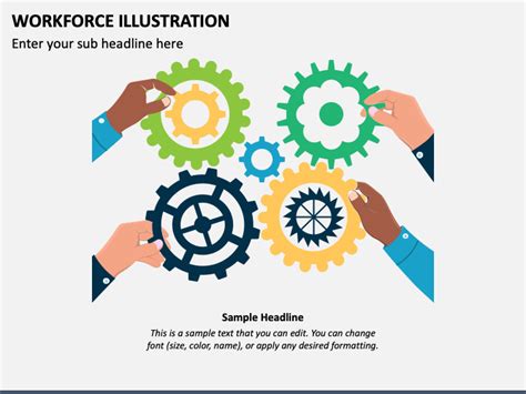 Workforce Illustration For PowerPoint And Google Slides PPT Slides