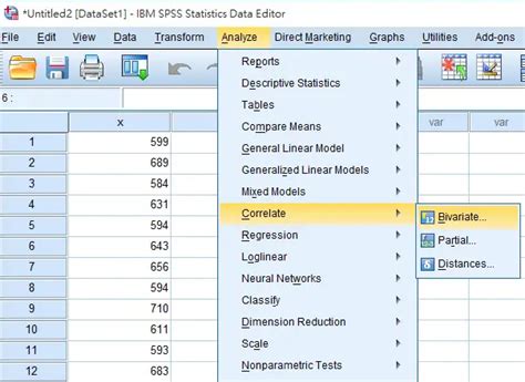 Spss Covariance 01 Access Excel Tips