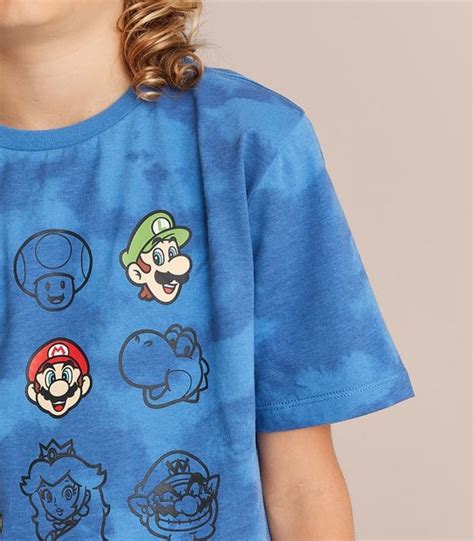 Super Mario Tie Dye T Shirt Target Australia
