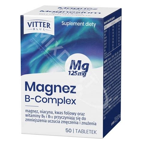 Vitter B Complex Magnesium B 50 Tablets Mixdent