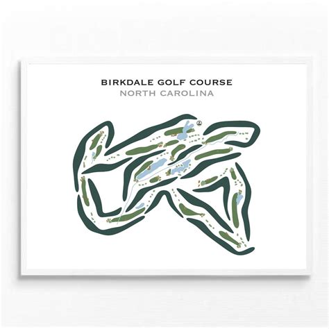 Birkdale Golf Course Nc Golf Course Map Golf Map Golfer T For